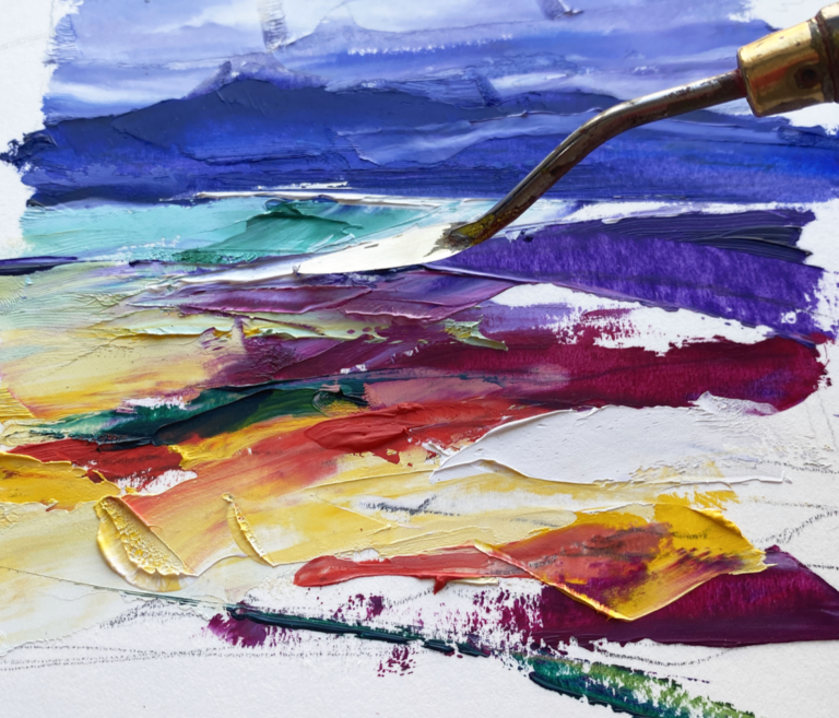 Kieran Stiles Art Workshop - Palette Knife Oils - Asthall Manor